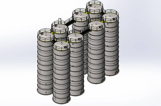 Smith Steel Fabrication - Eight Tanks for Winter Storage of Tallow