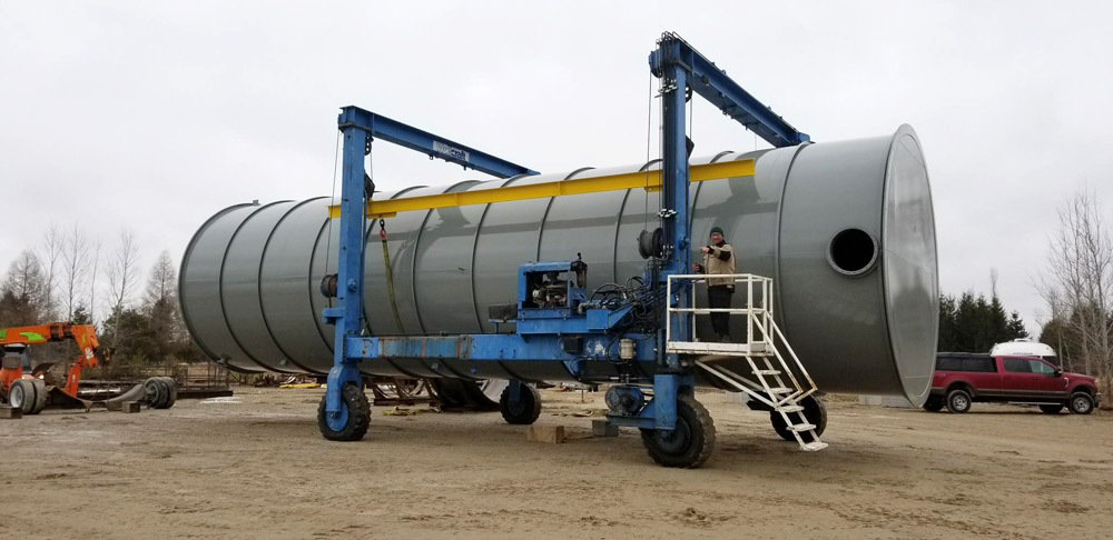 Smith Steel Fabrication - Eight Tanks for Winter Storage of Tallow